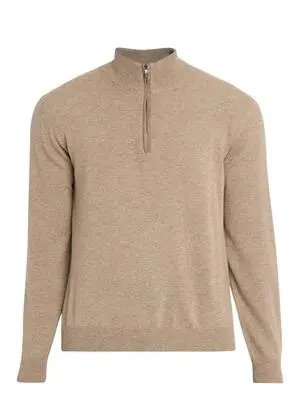 Fioroni Cashmere Half-zip Pullover - Sesamo Natura