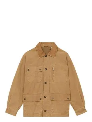 Isabel Marant Travis Cotton Workwear Jacket - Bronze
