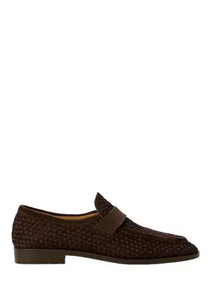 NAGHEDI Sonoma Loafer Flats - Chocolate