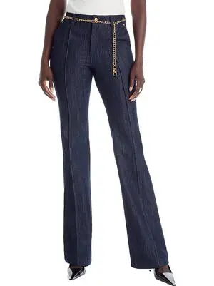 Michael Kors High-rise Bootcut Jeans - Indigo Rinse