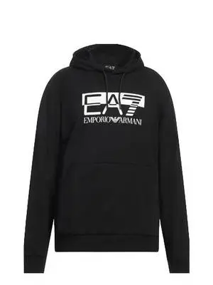 EA7 Cotton-elastane Sweatshirt - Black