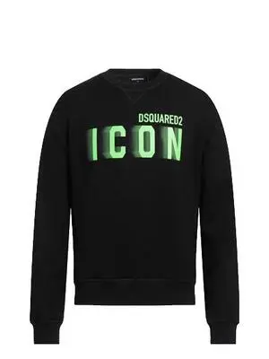 Dsquared2 Cotton Fleece Sweatshirt - Black