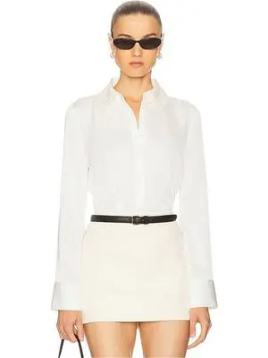 ELODIE THE LABEL Josephine Shirt - Ivory