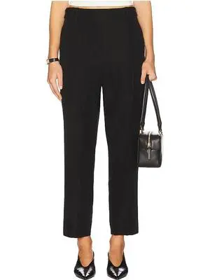 Vince Mid-rise Utility Pull-on Pant - Black