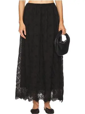 Tularosa Sofiya Maxi Skirt - Black