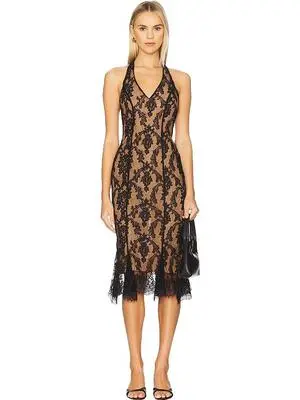 NANA JACQUELINE Fiona Dress - Black Lace