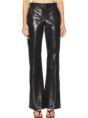 THE NEW ARRIVALS ILKYAZ OZEL Lenny Leather Pant - Amazonia