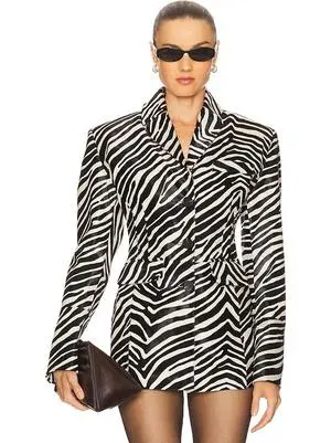 THE NEW ARRIVALS ILKYAZ OZEL Maya Jacket - Zebra Jasper