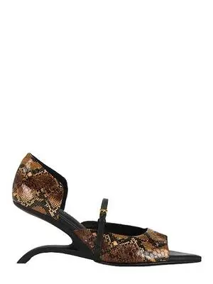 NORA LOZZA High Belga Heel - Animal Print