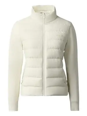 Mackage Oceane-cityz Light Down Mixed-media Jacket - Cream