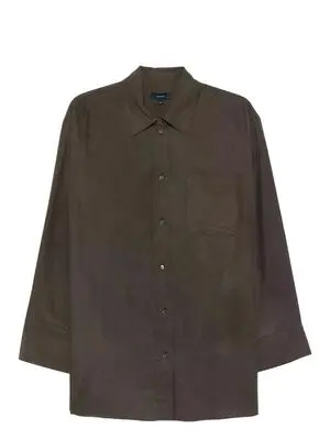 Soeur Button-down Pocket Shirt - Green