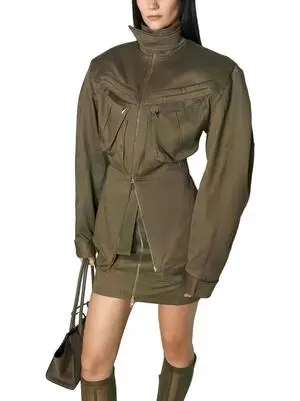 MUGLER Cargo Jacket - Green