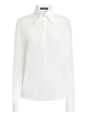 Dolce & Gabbana Dna Pointed-collar Shirt - White