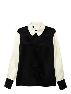 JIL SANDER Contrast-color Shirt - Black