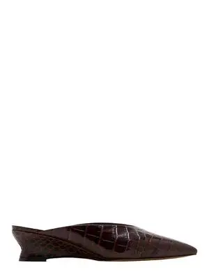 Le Monde Beryl 40mm Victoria Micro-wedge Mules - Brown