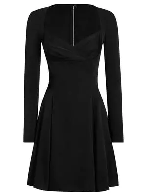 Dolce & Gabbana Sweetheart-neckline Flared Dress - Black