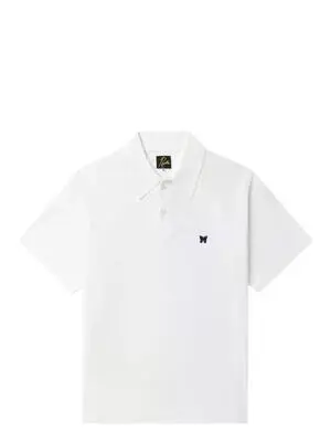 Needles Logo-embroidered Polo Shirt - White