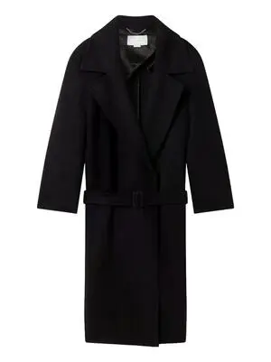 Stella McCartney Belted Wrap Coat - Black