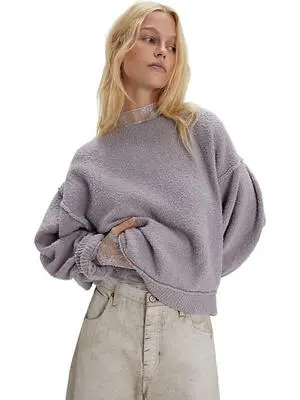 Free People We The Free Tip Top Pullover Daple Grey