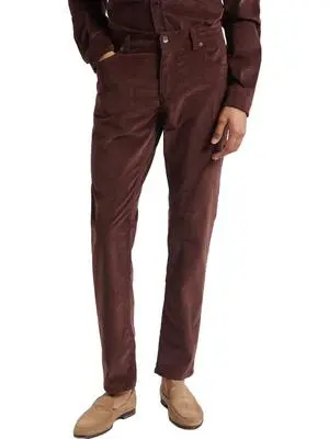 Dolce & Gabbana Stretch Cotton & Cashmere Corduroy Pants - R5515 Marrone 10