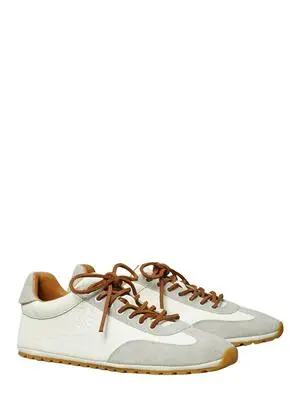 Tory Burch Field Sneaker - Blanc /loutre Gray