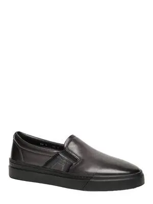 SANTONI Leather Loafer