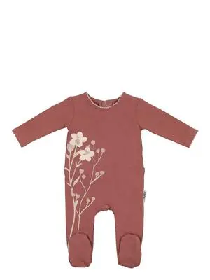 MANIÈRE Blooming Bouquet Footie - Rust
