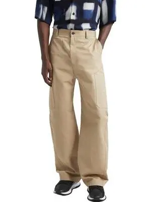 Givenchy Cotton Canvas Cargo Pants - Beige