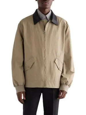 Givenchy Harrington Poplin Zip Jacket - Beige