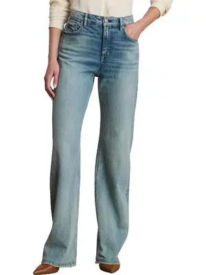 Ralph Lauren High-waist Wide-leg Jeans - Odwin Wash