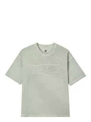 Izzue Embossed-logo T-shirt - Green