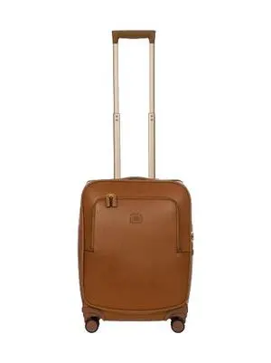 Bric'S Life Pelle 21" Carry-on Spinner - Cognac