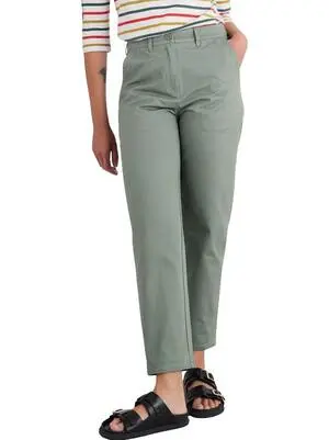 SEASALT CORNWALL Organic Cotton Ankle Straight Leg Pants - Balsam