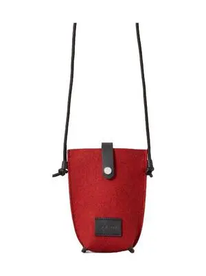 GRAF LANTZ Hana Merino Wool Phone Crossbody - Cherry