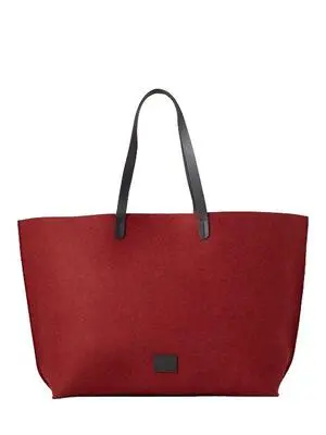 GRAF LANTZ Hana Merino Wool Boat Bag - Cherry