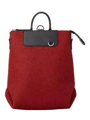 GRAF LANTZ Bedford Merino Wool Midi Backpack - Cherry