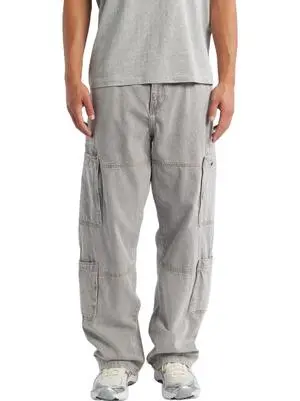 PACSUN Jasper Baggy Cargo Jeans - Gray