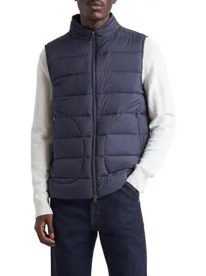 Herno Water Repellent Down Puffer Vest - Blue