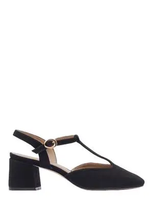 Bernardo Romi T-strap Pump - Black Suede