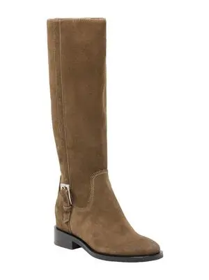 Dolce Vita Kilian H20 Waterproof Knee High Boots - Olive Suede H2o