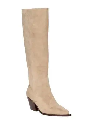Paige Lillian Knee High Boots Taupe