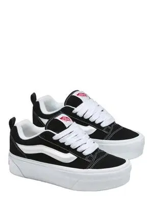 VANS Knu Skool Stack Sneakers - Black/true White
