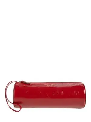 Proenza Schouler Silo Shiny Round Clutch - Red