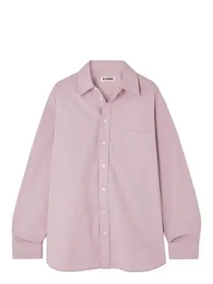 B Sides Nolan Cotton-poplin Shirt - Purple