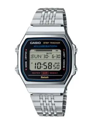 Casio Resin And Chrome Plated Watch - Resin/chrome Plated