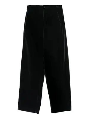 Soeur Velvet Tailored Trousers - Grey
