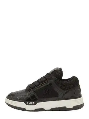 Amiri Croc Debossed Ma-1 Sneakers - Black