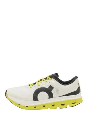 On Cloudflow 5 Sneakers - White/lime