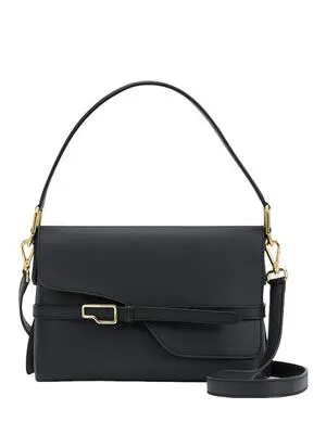 ATP ATELIER Lierna Leather Shoulder Bag - Black