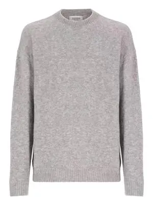 LANEUS Crew-neck Sweater - Grey